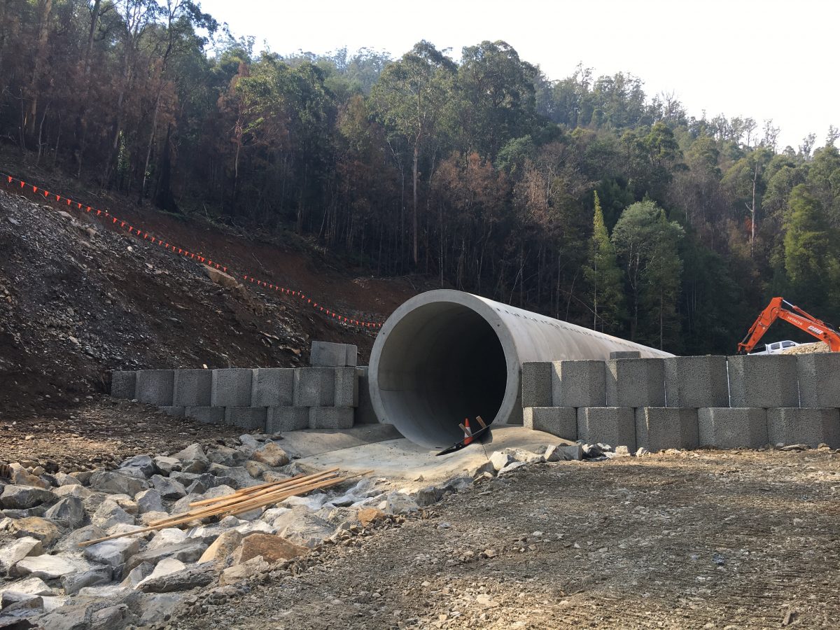 Mersey Forest Road 3600 Dia Pipe - Hudson Civil Products