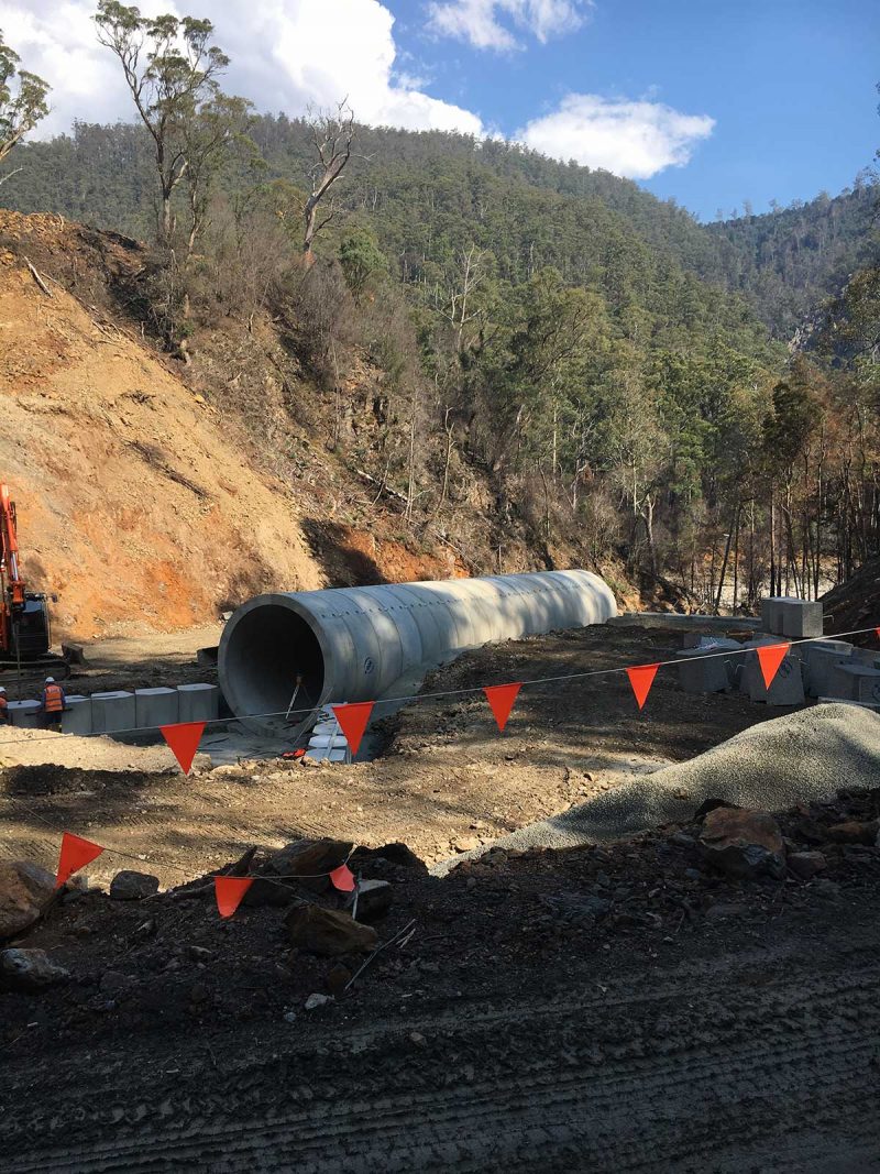 Mersey Forest Road 3600 Dia Pipe - Hudson Civil Products