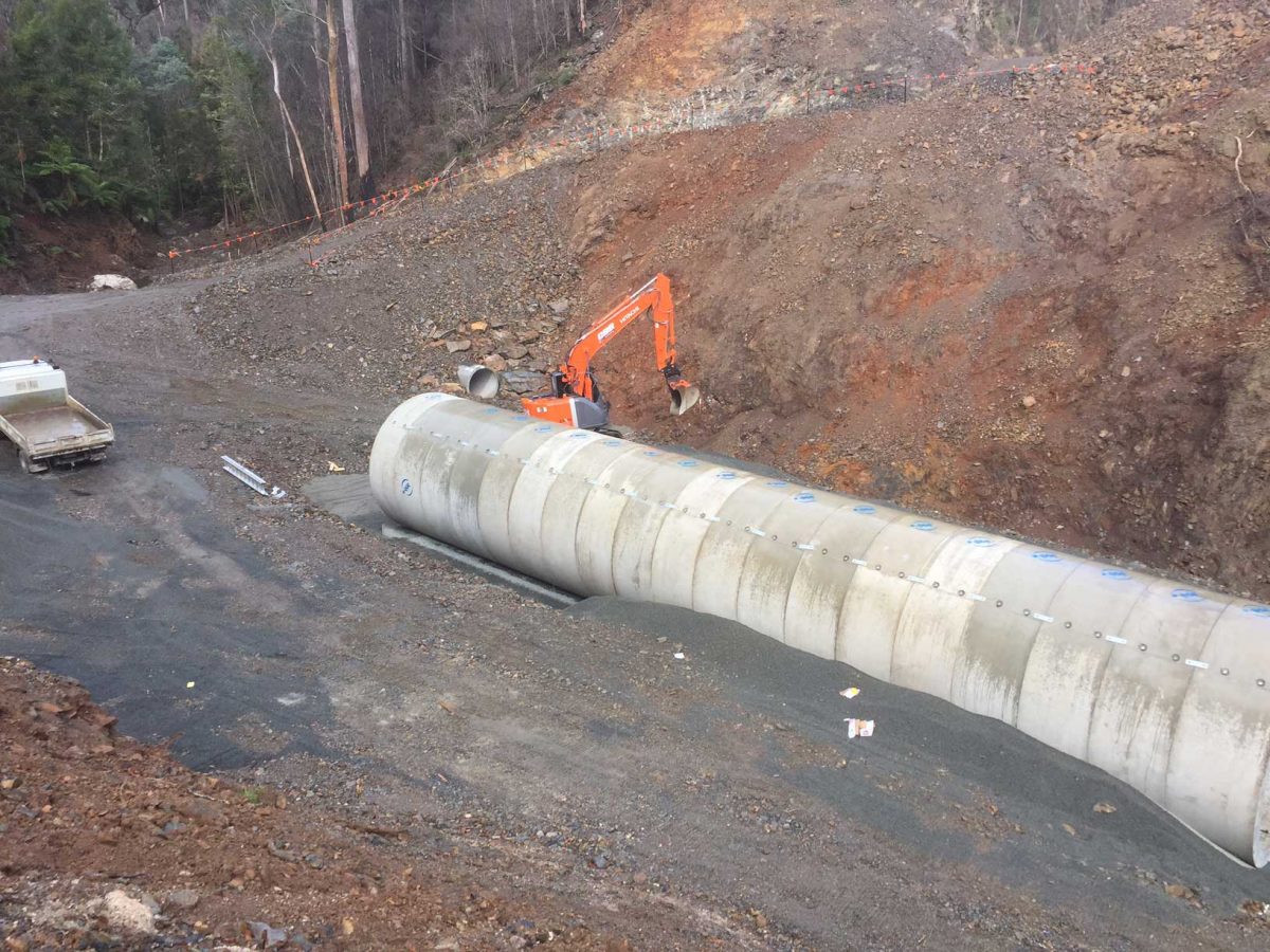 Mersey Forest Road 3600 Dia Pipe - Hudson Civil Products