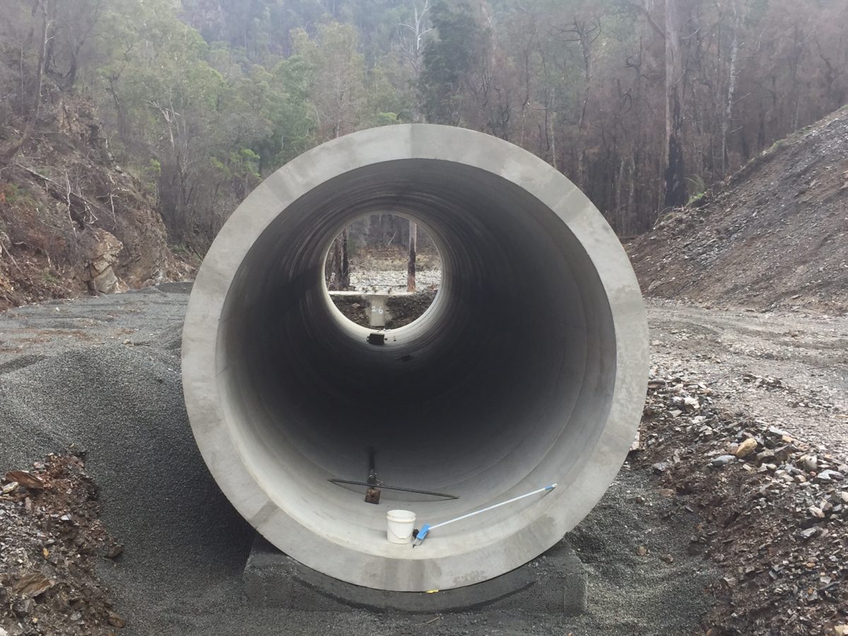 Mersey Forest Road 3600 Dia Pipe - Hudson Civil Products